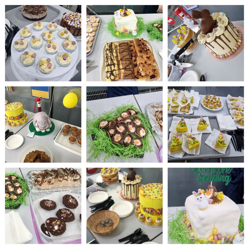 Easter fundraising bake-off at Greencore Spalding - Greencore