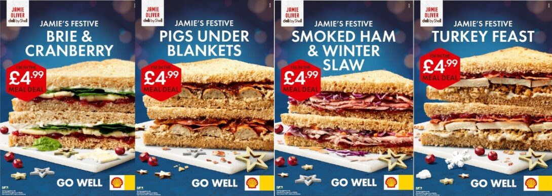 Jamie Oliver Deli by Shell Christmas Sandwich Range Available Now ...