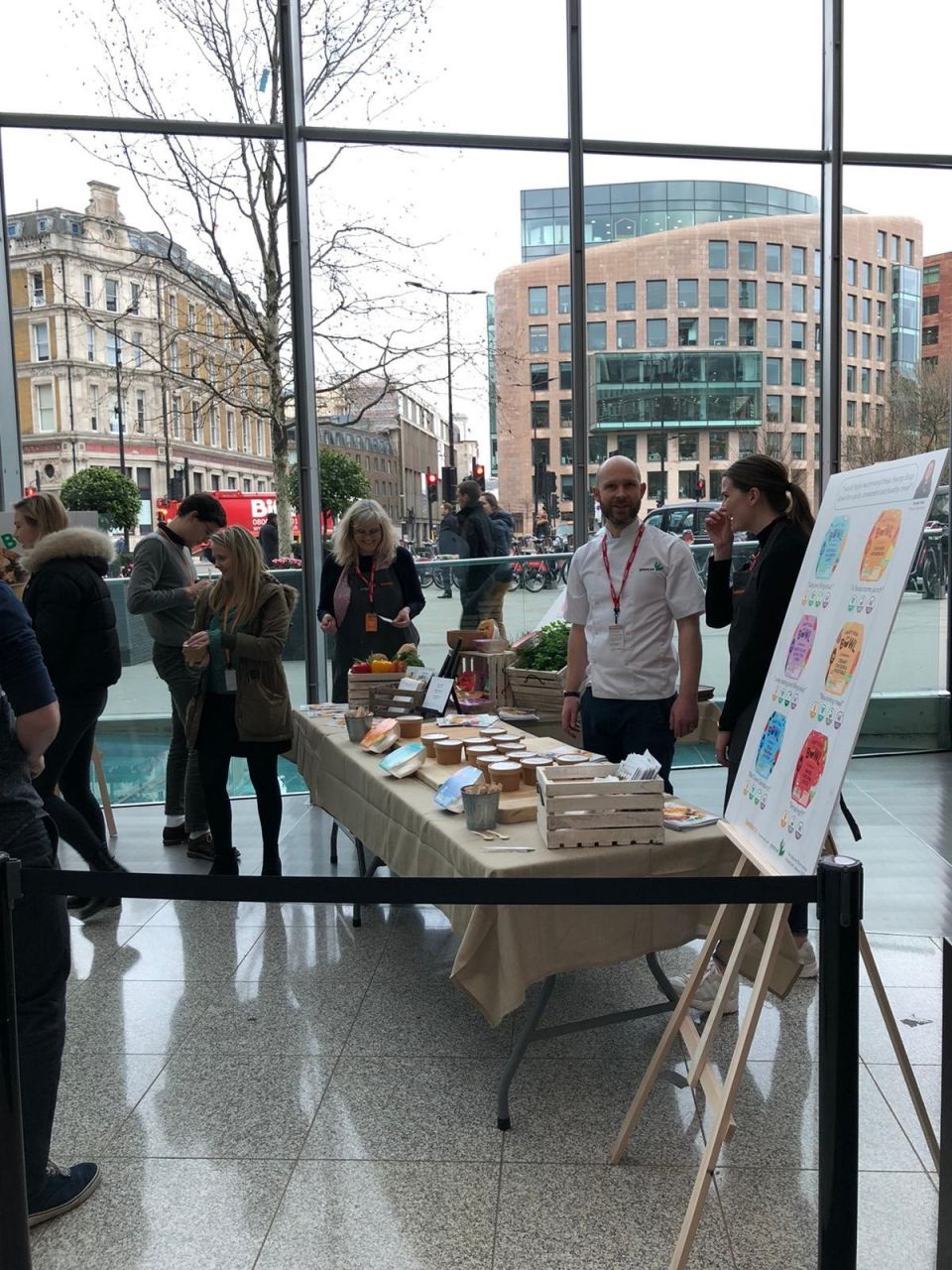 Great Food Demo at Customer Head Office - Greencore